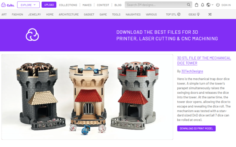 Best Paid STL Marketplaces to Buy 3D Print Files